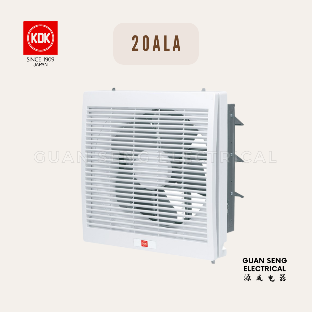 KDK 20ALA Wall Mount Ventilation Fan Exhaust Fan – Guan Seng Electrical