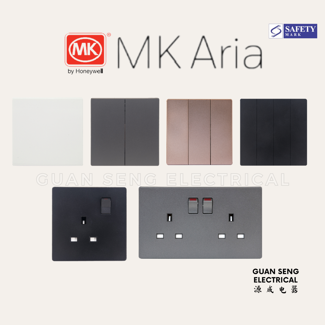 MK Honeywell Aria Switch and Socket | Guan Seng Electrical SG