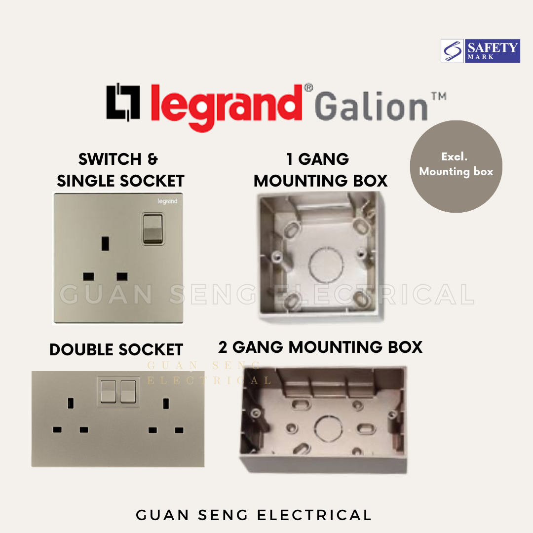 Legrand Galion Switches & Sockets | Guan Seng Electrical SG